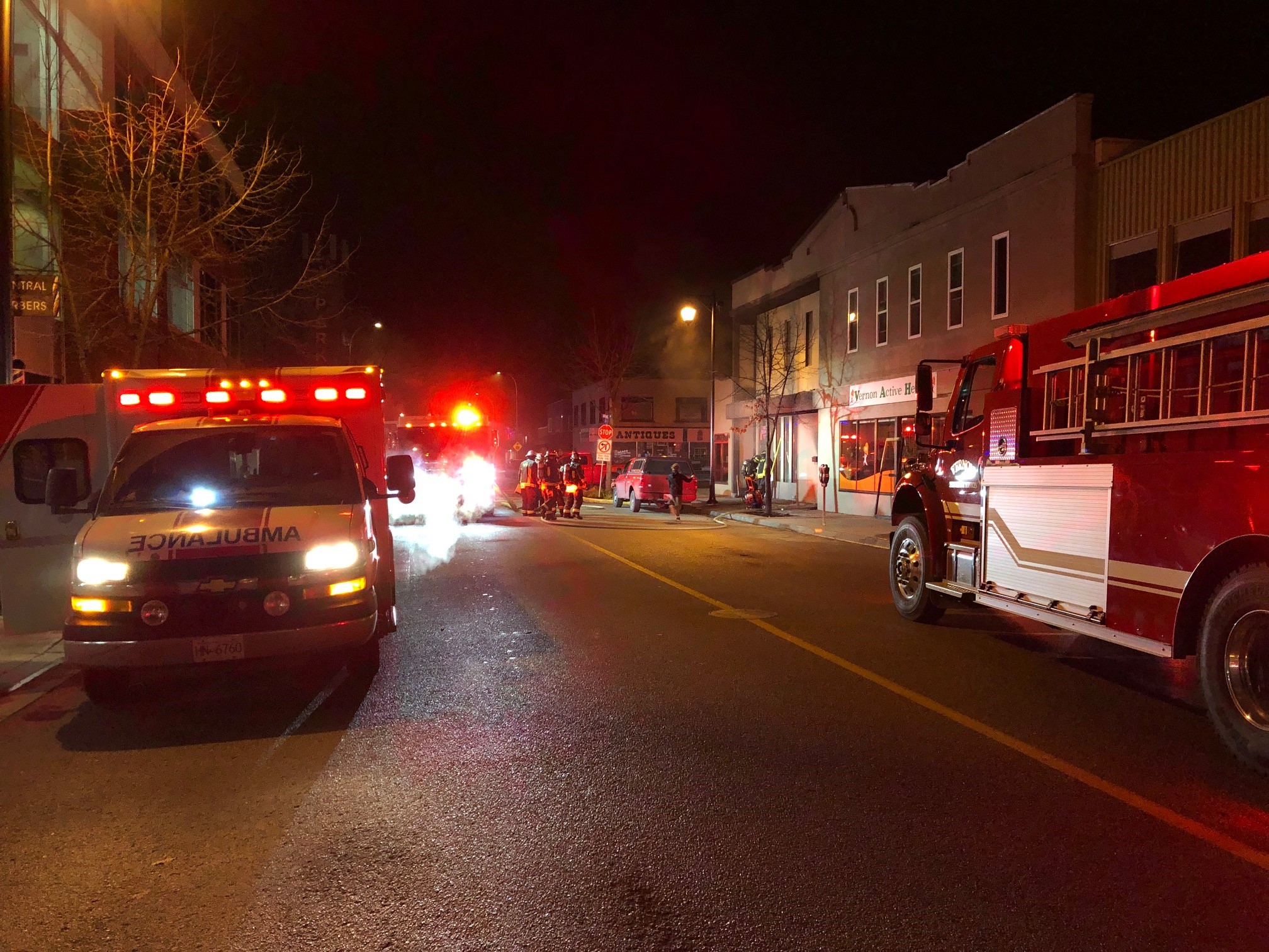 Vernon firefighters respond to downtown structure fire | City of Vernon