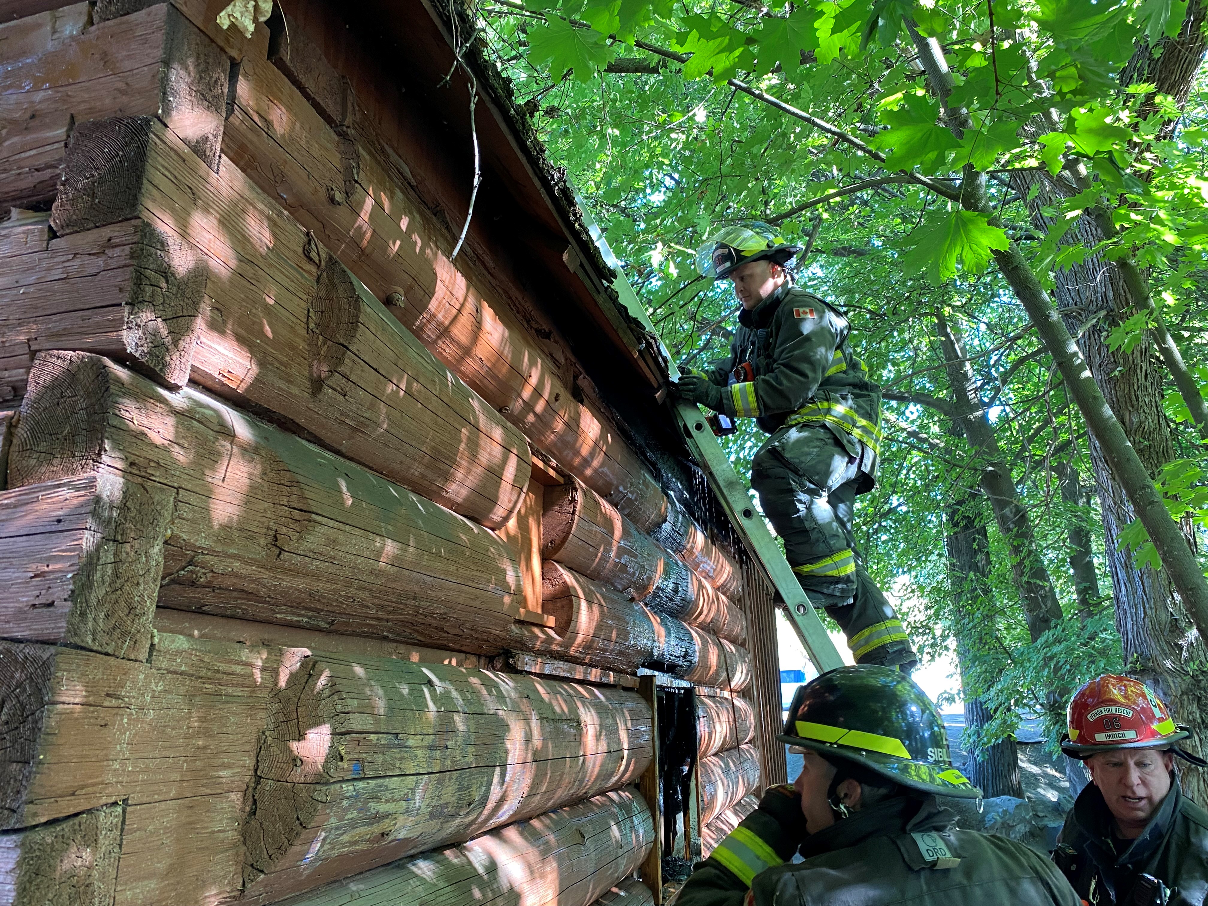 UPDATE: Vernon firefighters extinguish structure fire downtown | City ...