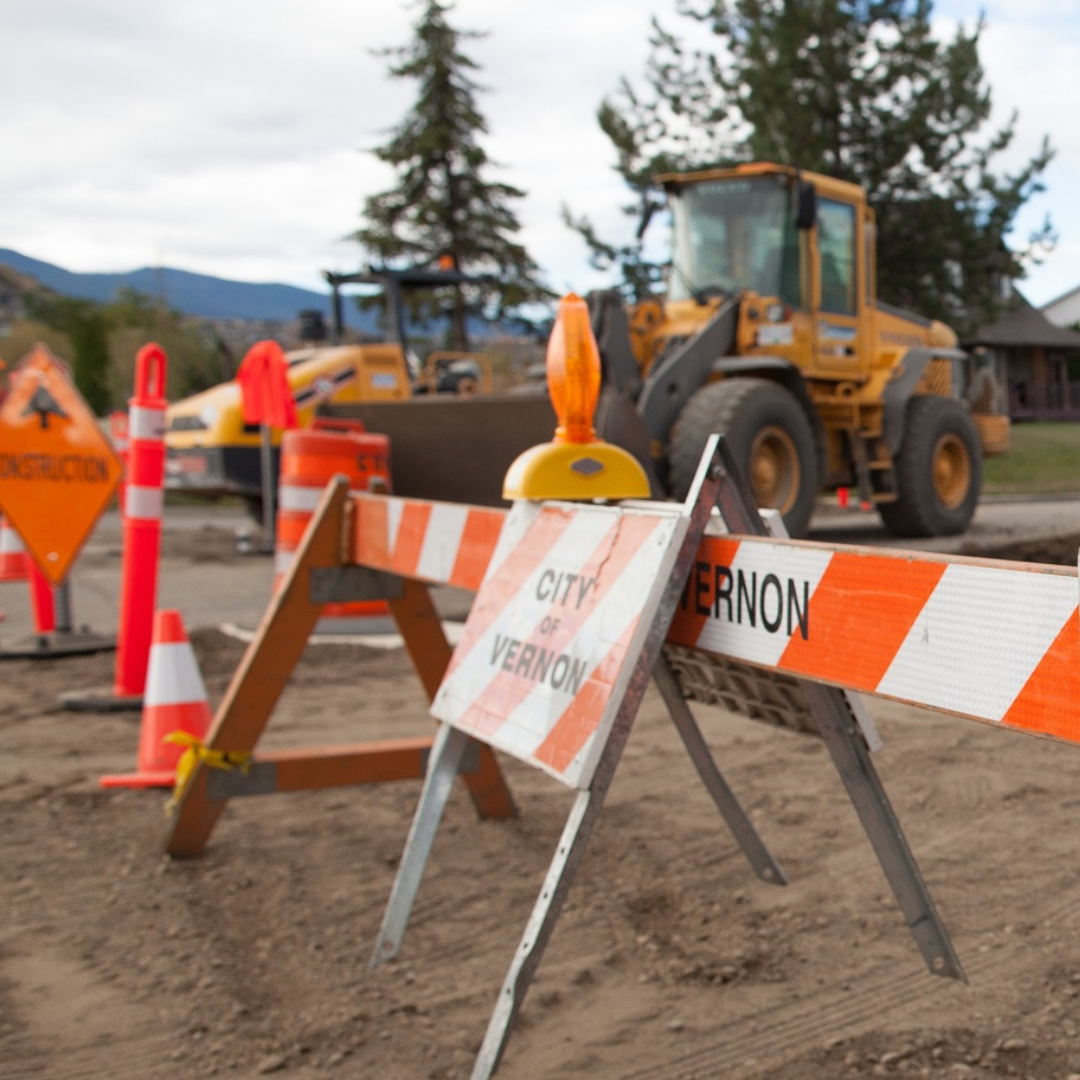 Road Construction on Kalamalka Lake Road This Week | City of Vernon